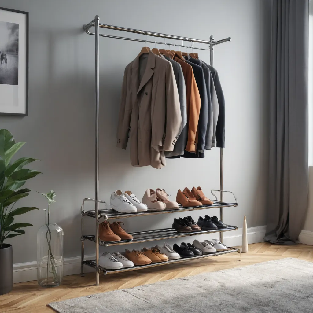 Stylish Clothes Racks with Shoe Storage Solutions